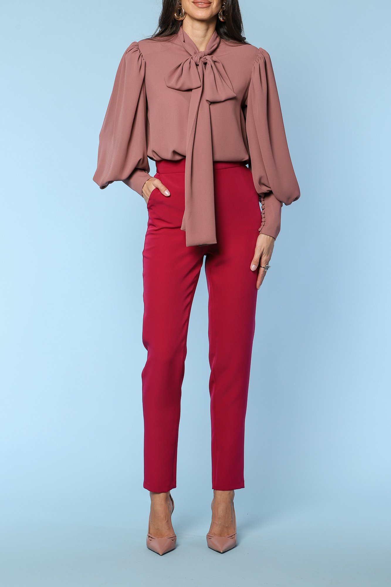 TGH VICTORIAN STYLE BOW SHIRT | TGH Fashion