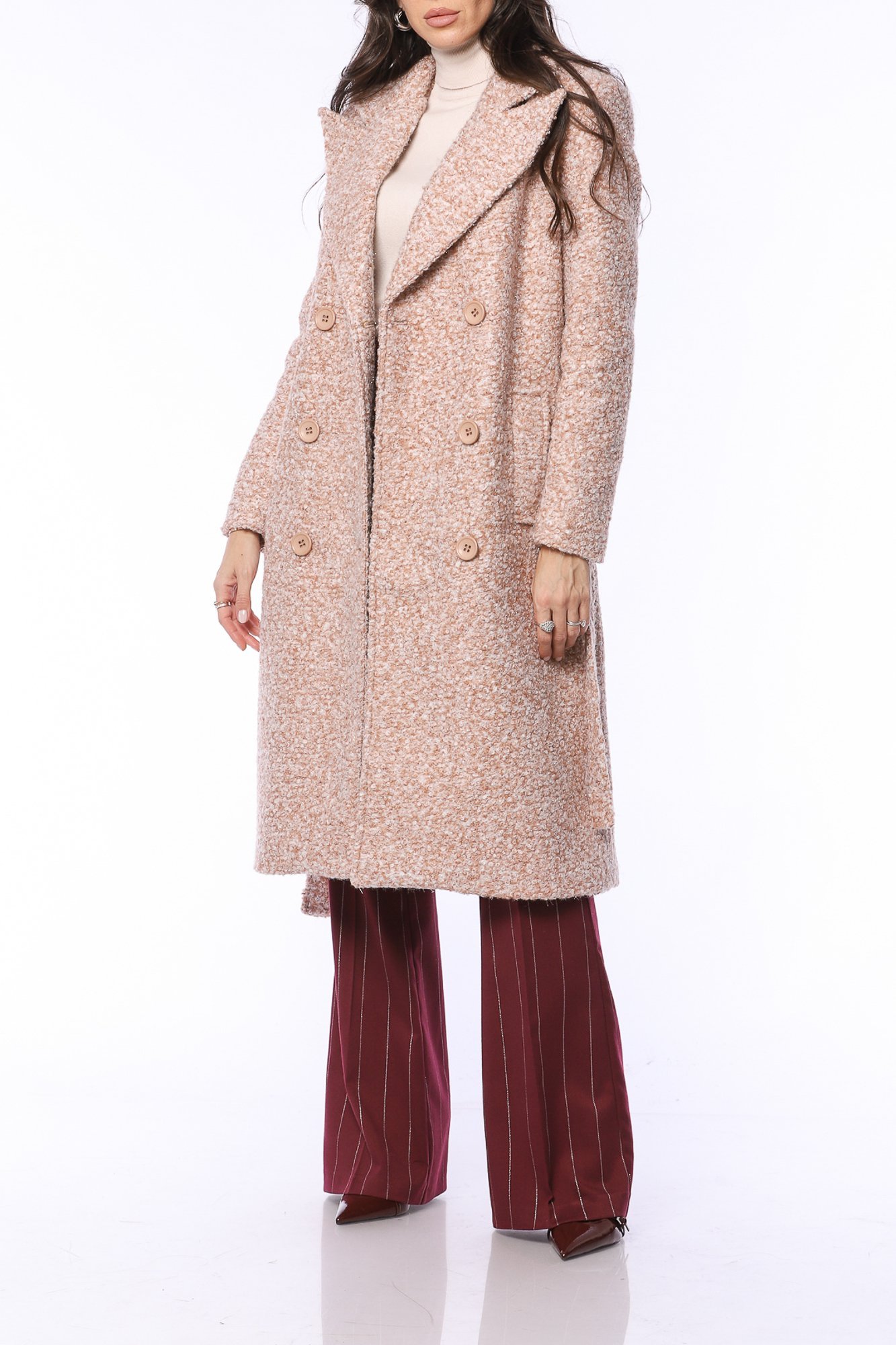 TGH Palton Boucl? Cozy Glam | TGH Fashion